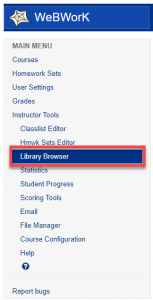 WeBWorK - Centre for Instructional Support (2022)