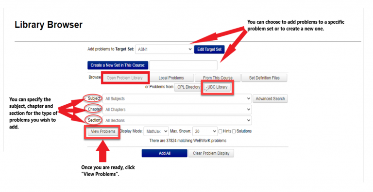 WeBWorK - Centre for Instructional Support (2022)
